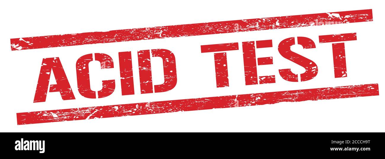 The acid test stamp hi-res stock photography and images - Alamy