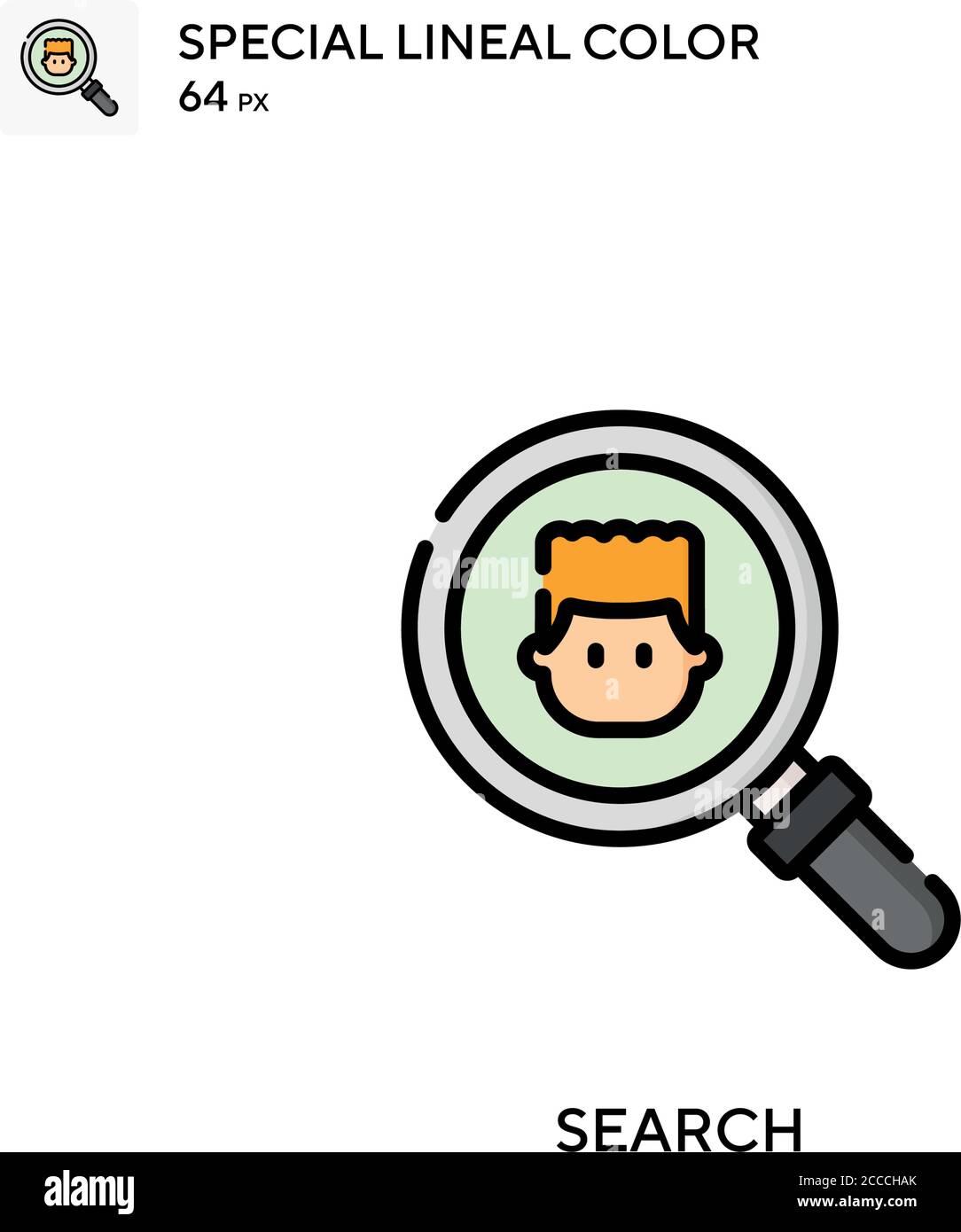 Search Special lineal color icon. Illustration symbol design template ...