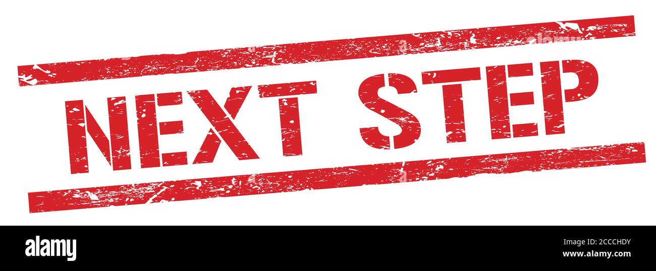 Next step stamp hi-res stock photography and images - Alamy