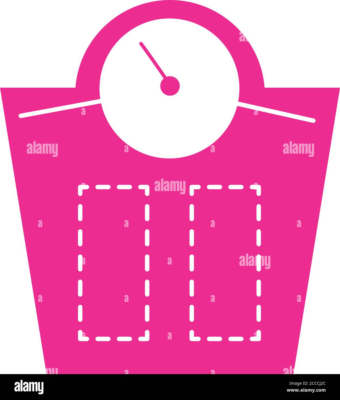 scale blance measure silhouette style icon vector illustration design ...