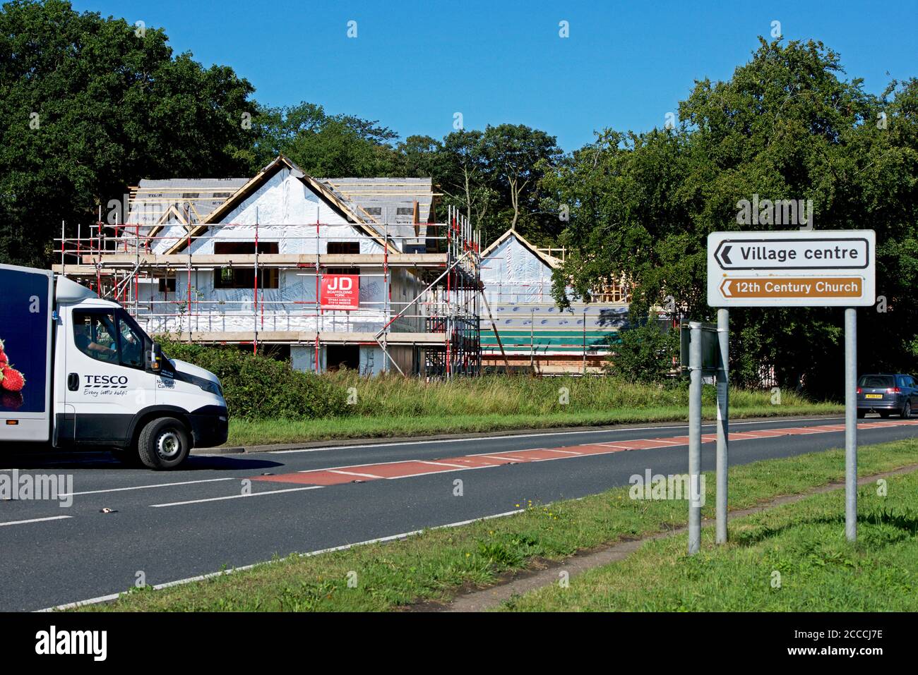 Tesco construction hi-res stock photography and images - Alamy
