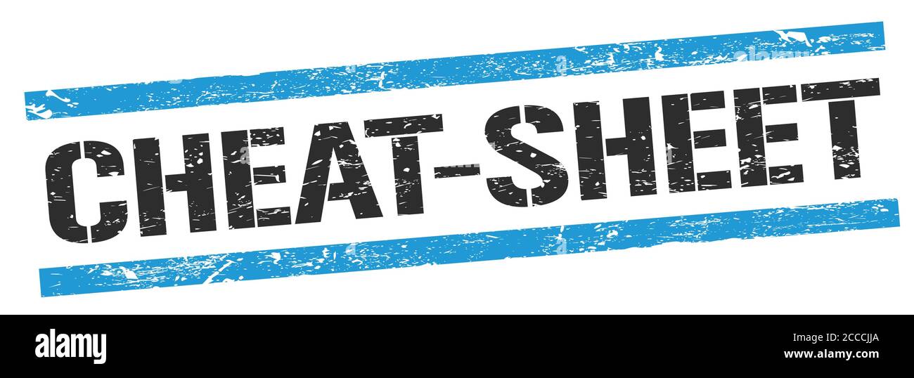 Cheat sheet word hi-res stock photography and images - Alamy