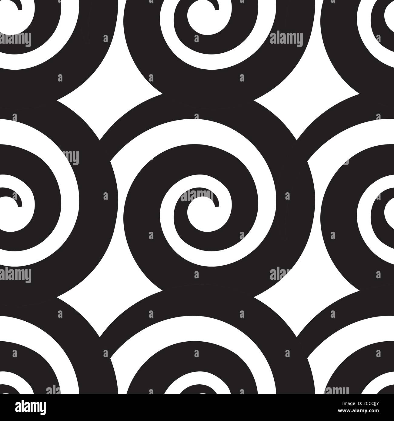 Seamless texture with black spiral Stock Vector Image & Art - Alamy