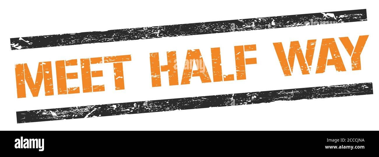 Meet half way stamp hi-res stock photography and images - Alamy