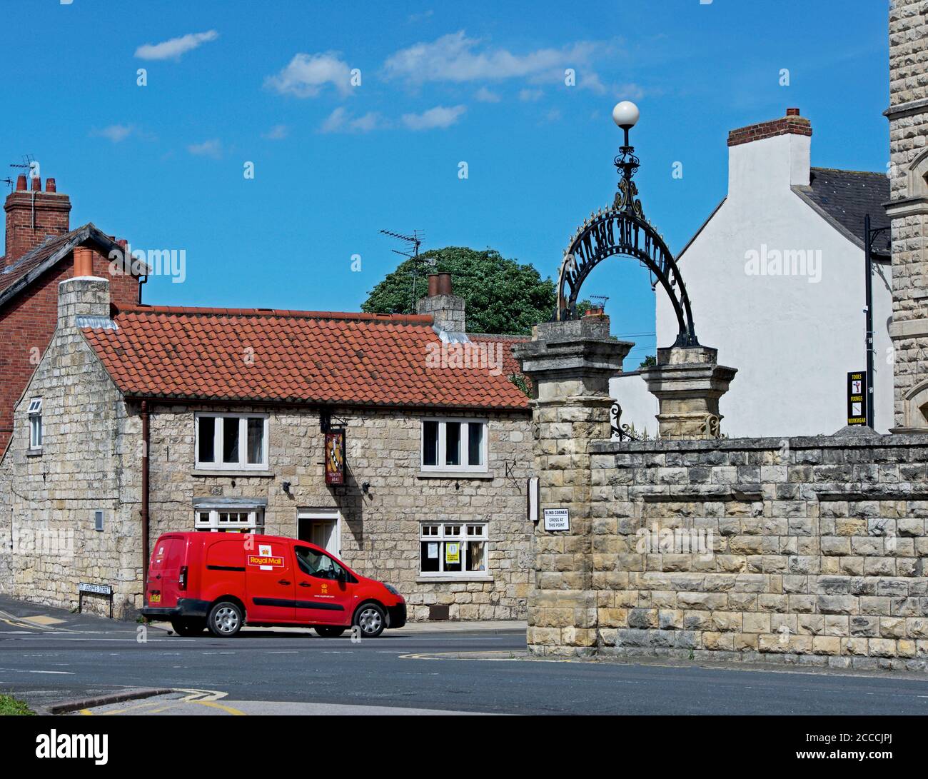 Royal Mail van in Tadcaster, North Yorkshire, England UK Stock Photo ...