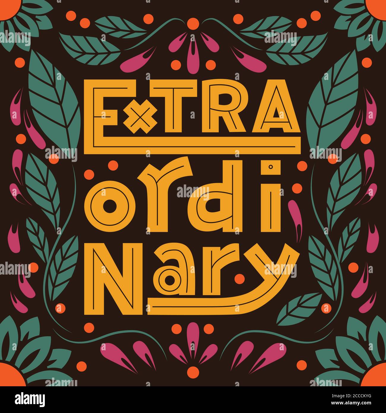 Extraordinary flowers Stock Vector Images - Alamy