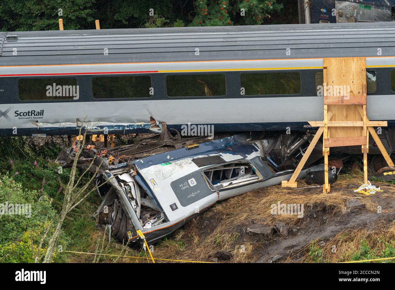 Carmont derailment hi-res stock photography and images - Alamy