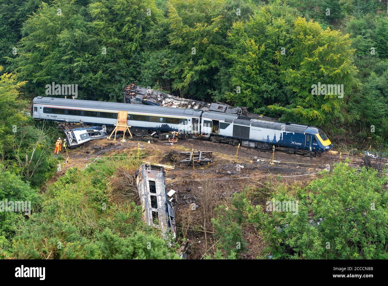 Carmont derailment hi-res stock photography and images - Alamy