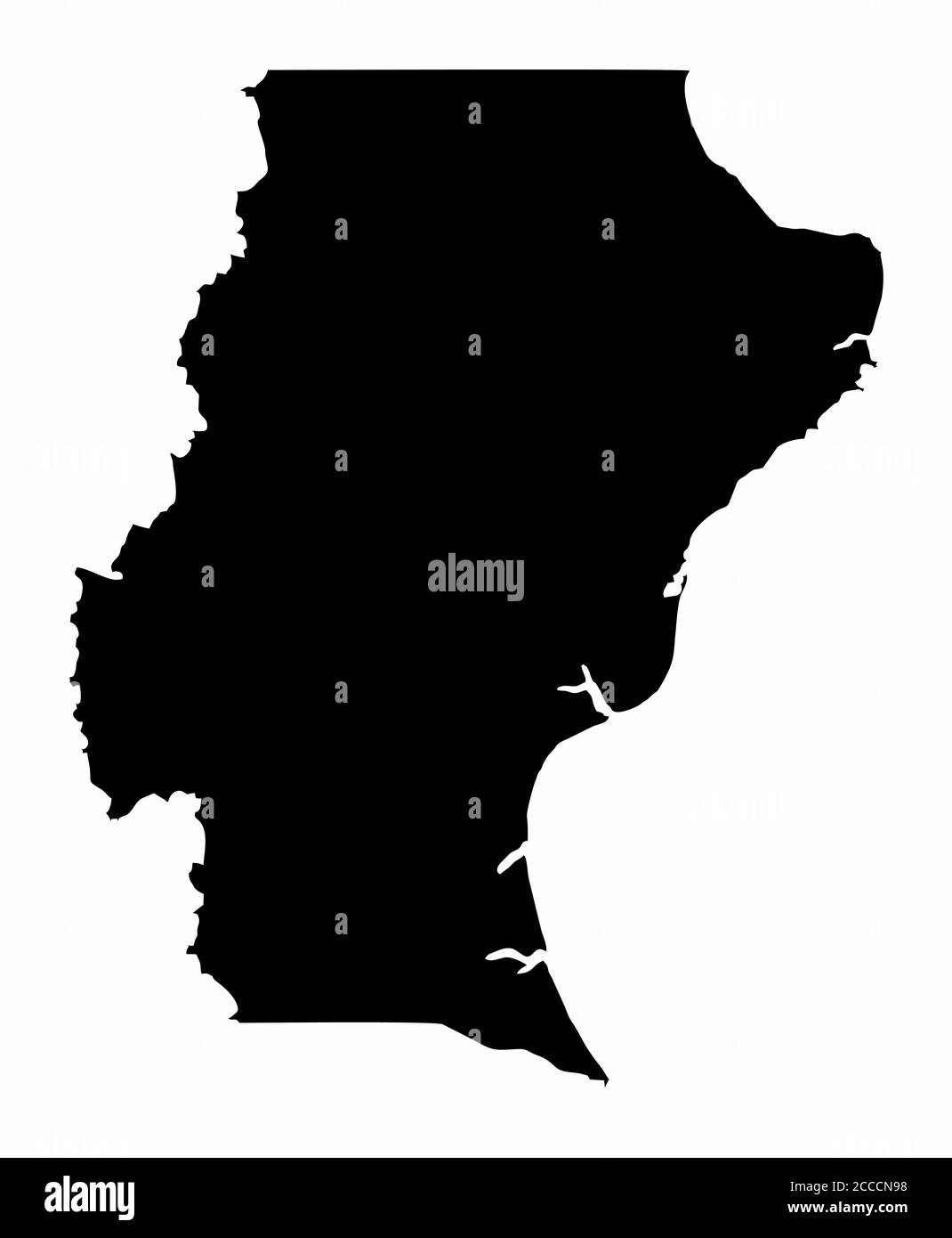 Santa Cruz Province map Stock Vector Image & Art - Alamy