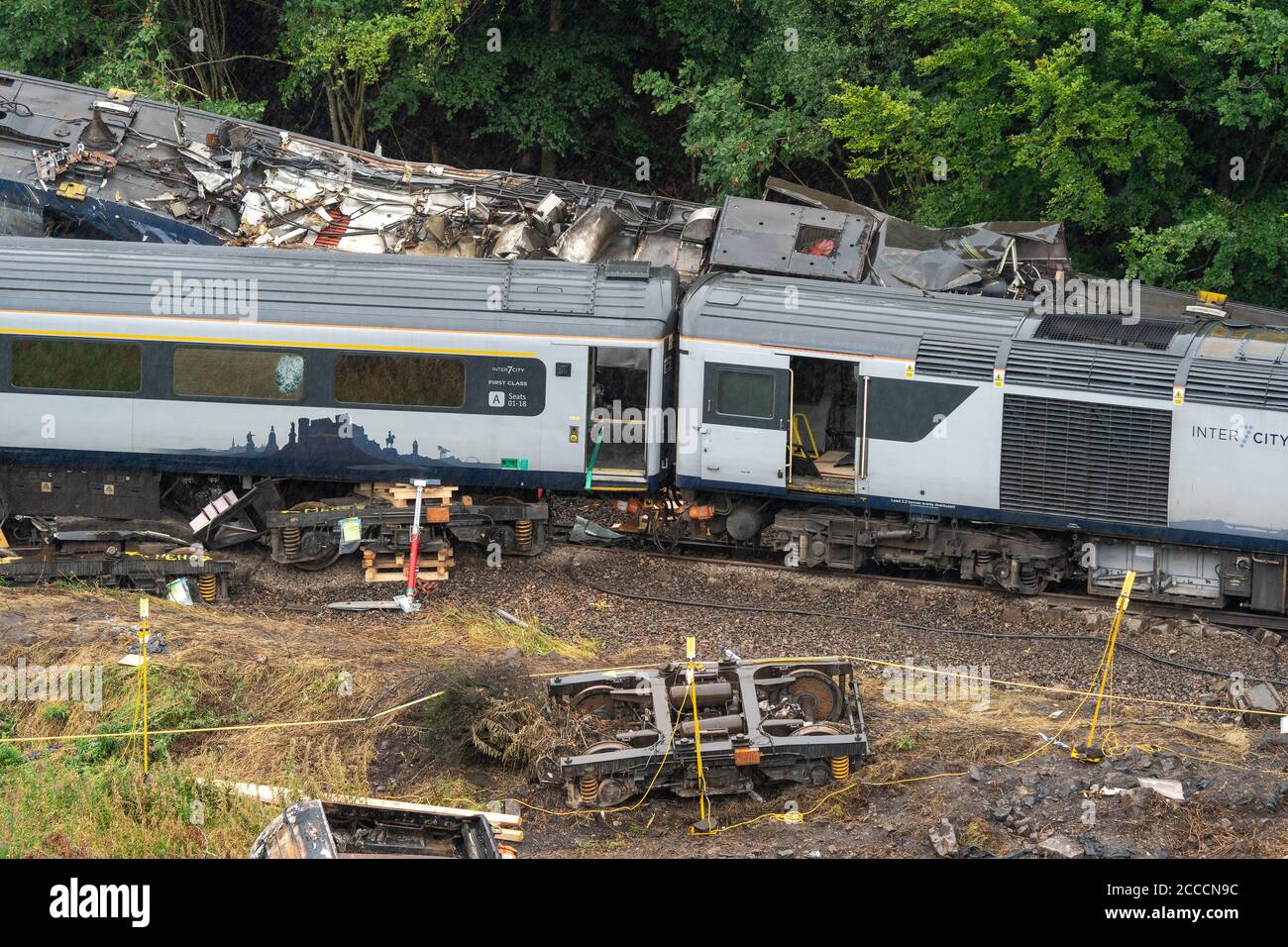 Carmont rail crash hi-res stock photography and images - Alamy