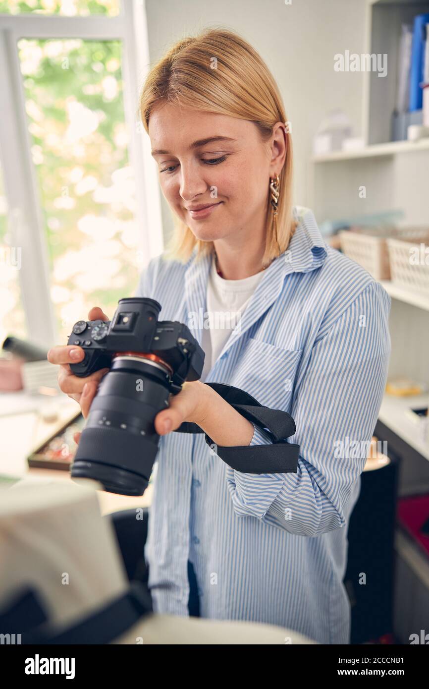 Reviewing images hi-res stock photography and images - Alamy