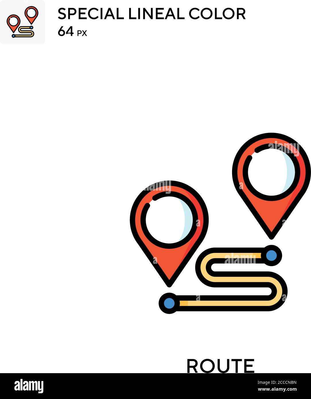 Car on route 66 Stock Vector Images - Alamy