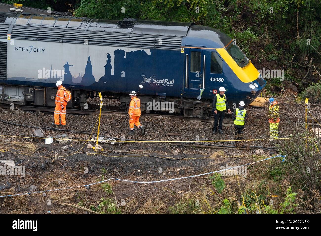 Carmont derailment hi-res stock photography and images - Alamy