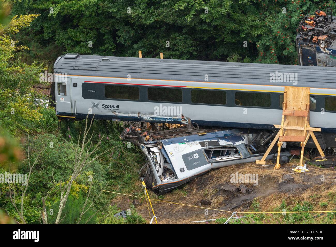 Carmont derailment hi-res stock photography and images - Alamy