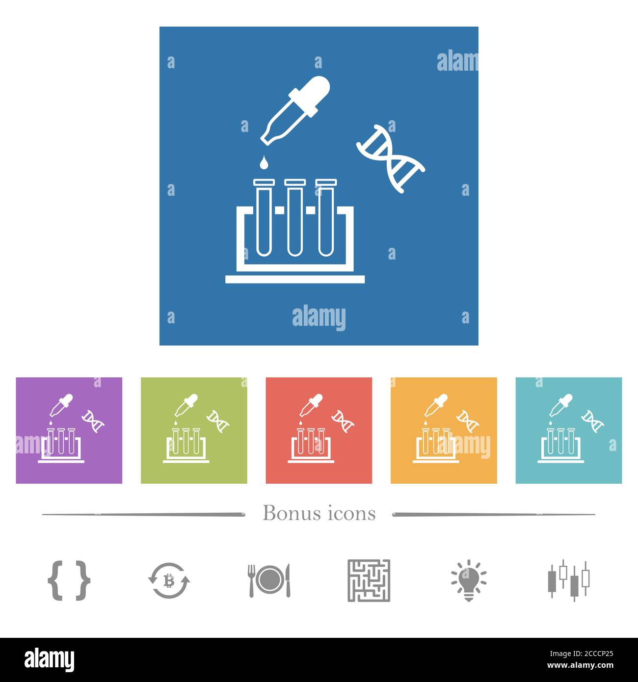 DNA experiment flat white icons in square backgrounds. 6 bonus icons ... DNA experiment flat white icons in square backgrounds. 6 bonus icons ...