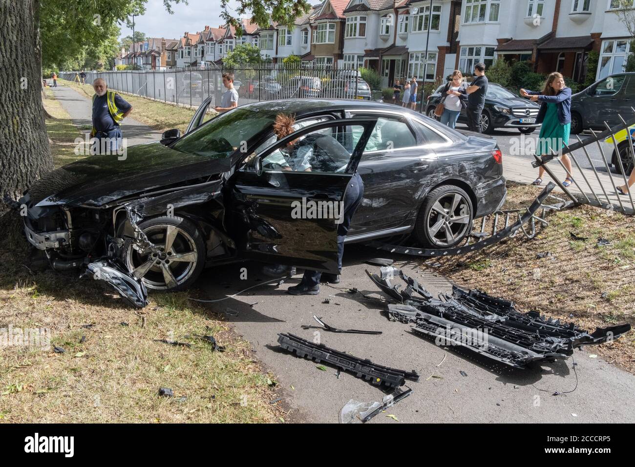 Evidence of a road accident hi-res stock photography and images - Alamy