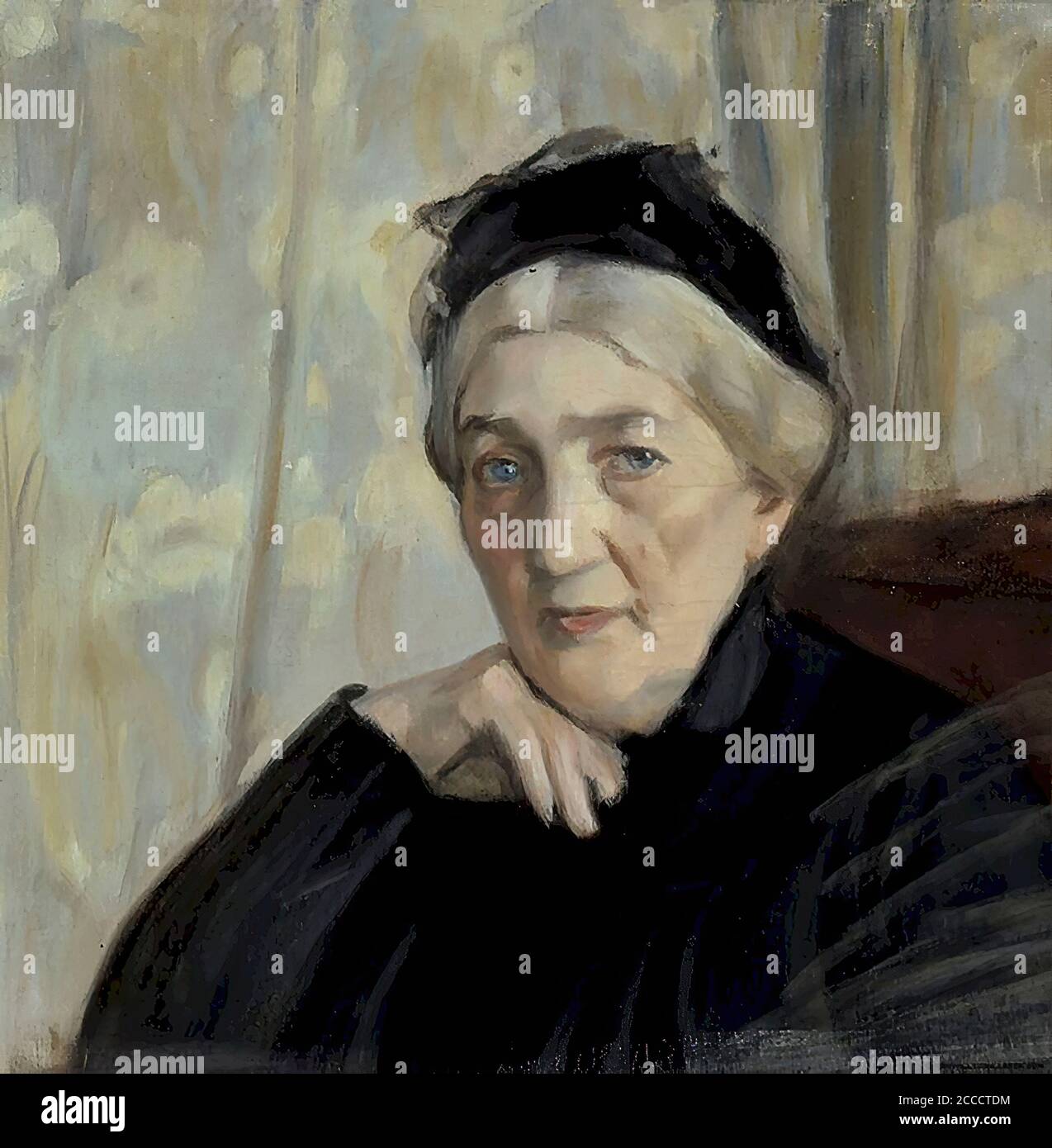 Enckell Magnus - Mother of the Artist - Finnish School - 19th Century ...