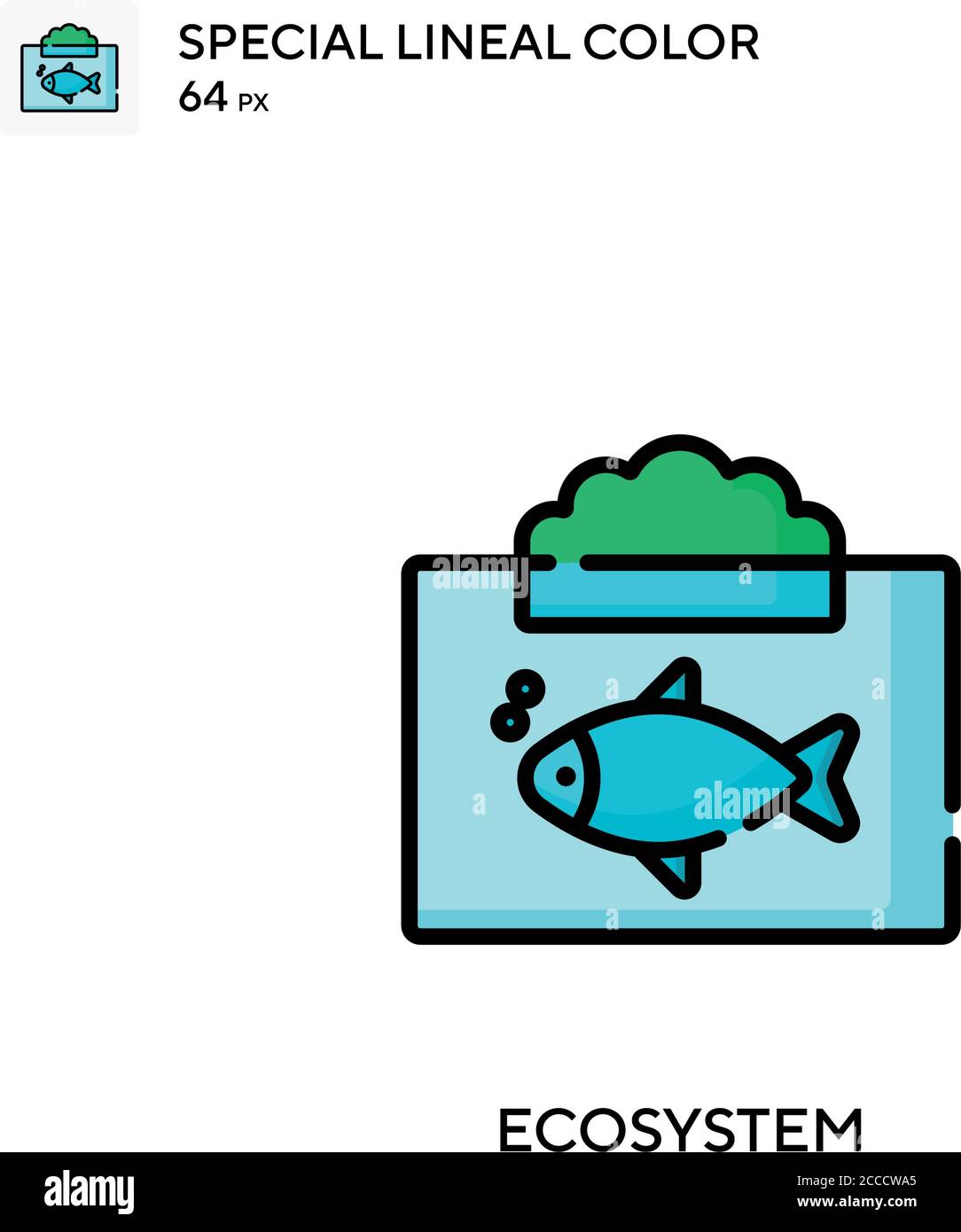 Ecosystem Special lineal color icon. Illustration symbol design ...