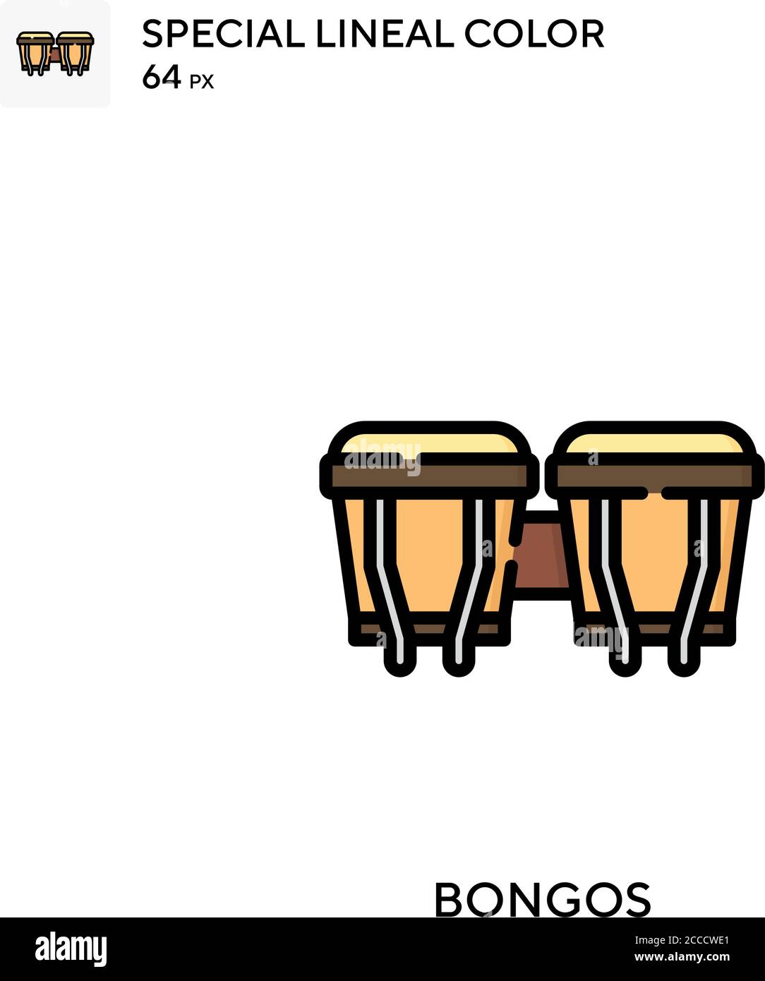 Bongo antelope tragelaphus eurycerus Stock Vector Images - Alamy