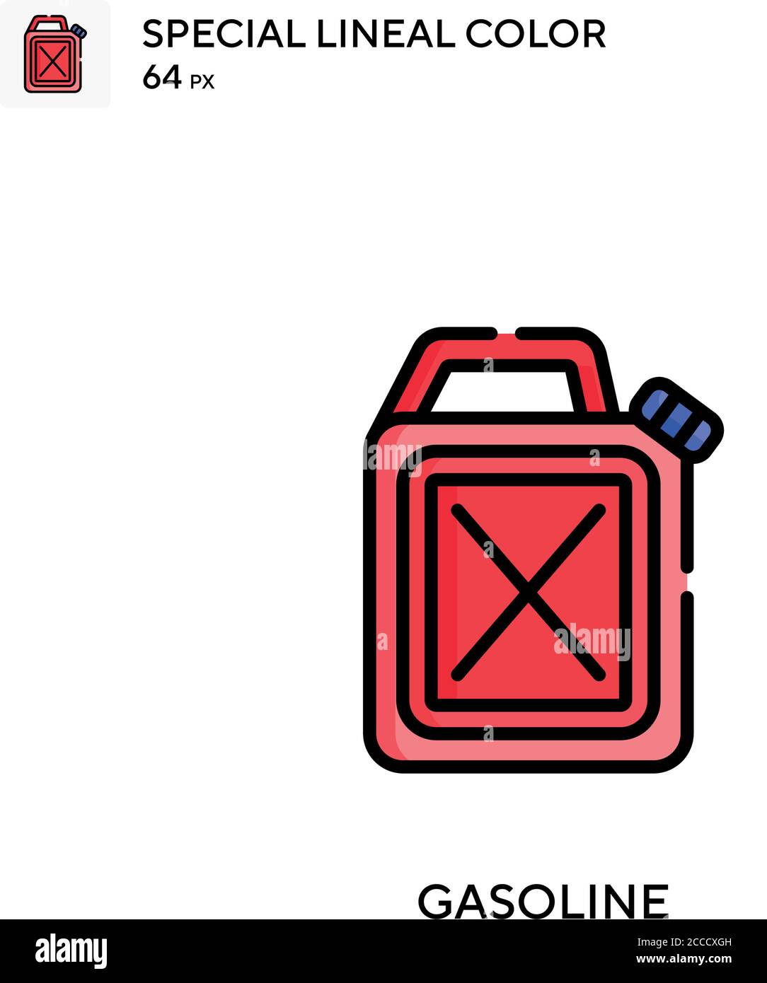 Gasoline Special lineal color icon. Illustration symbol design template ...