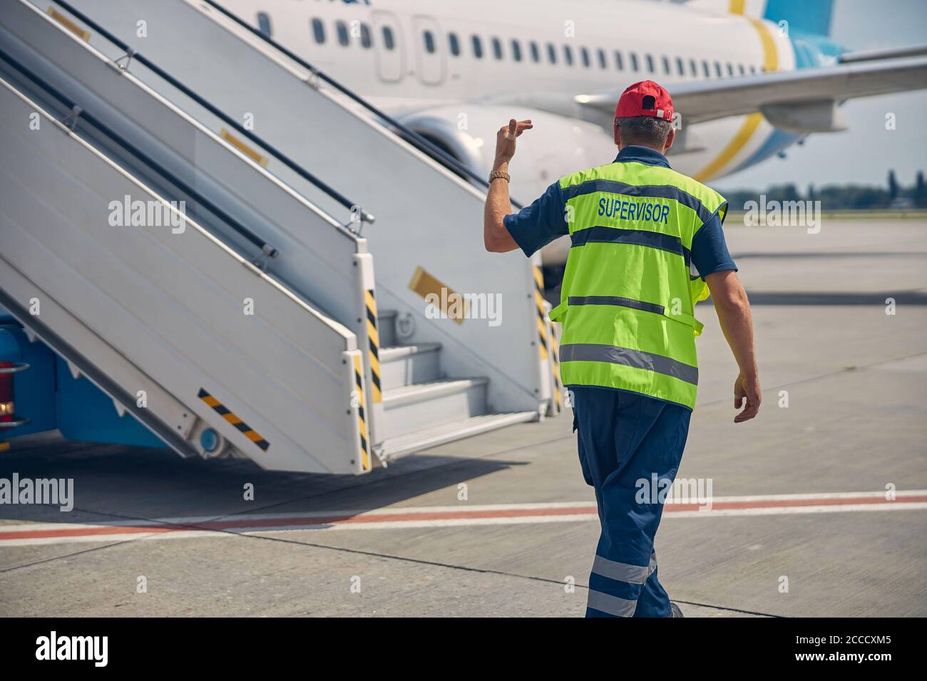 Airfield operator hi-res stock photography and images - Alamy