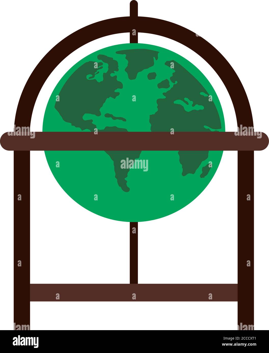 retro world map flat style vector illustration design Stock Vector ...