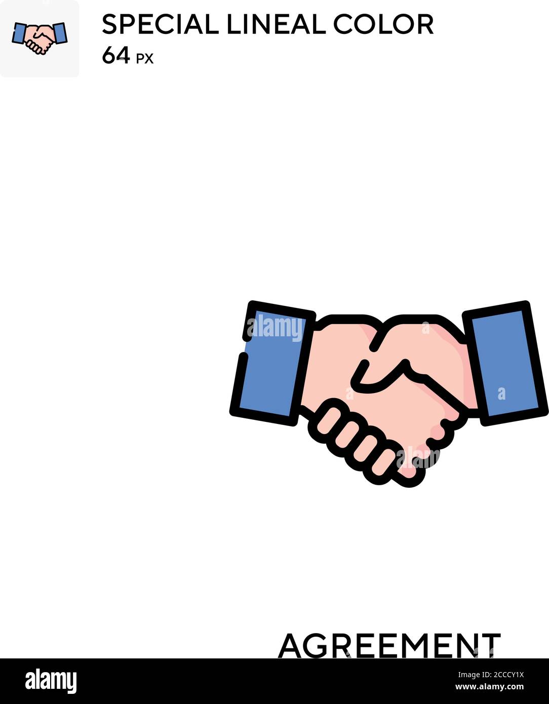 Agreement Special lineal color icon. Illustration symbol design ...