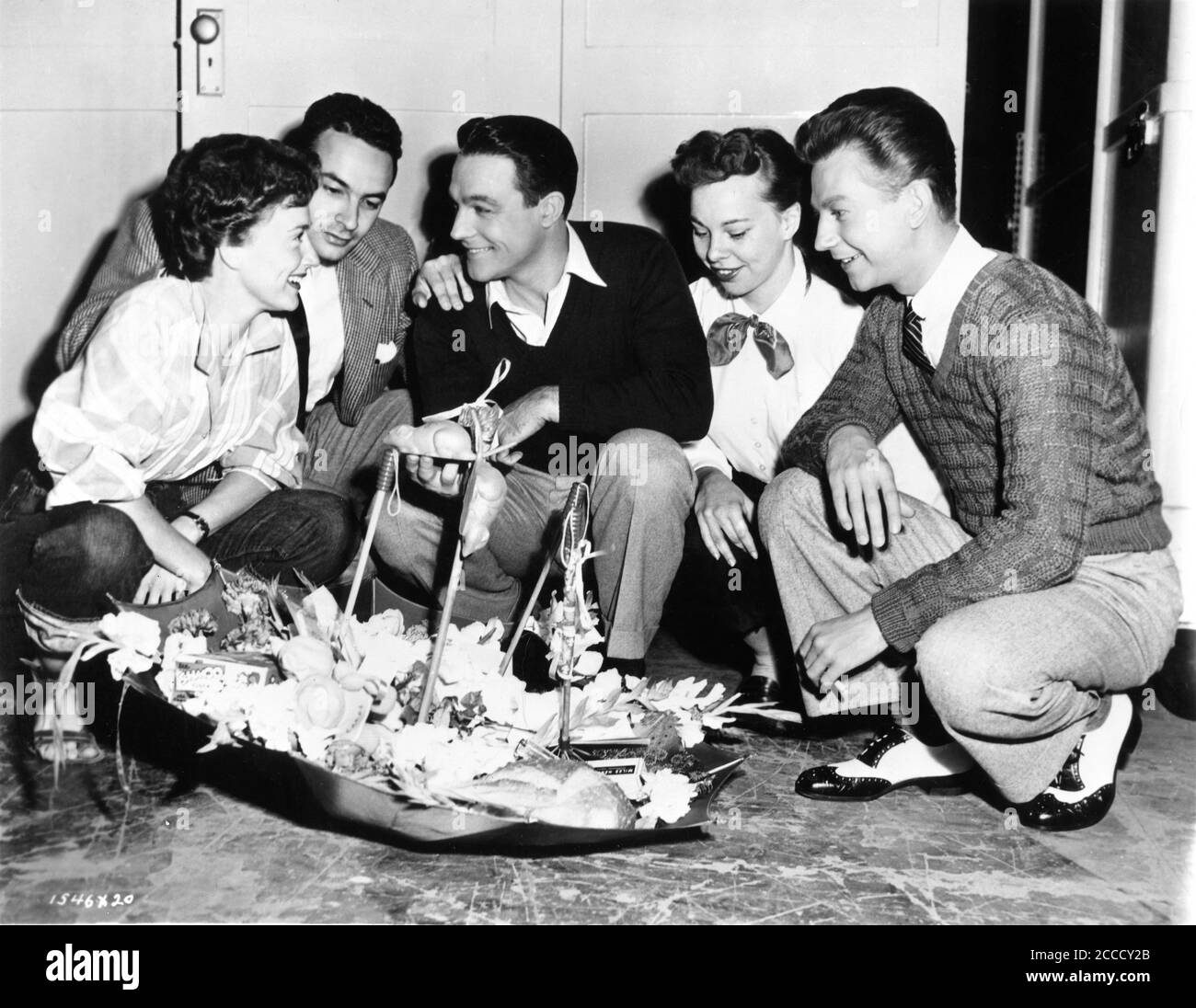 Assistant Dance Directors JEANNE COYNE (left) and CAROL HANEY give ...