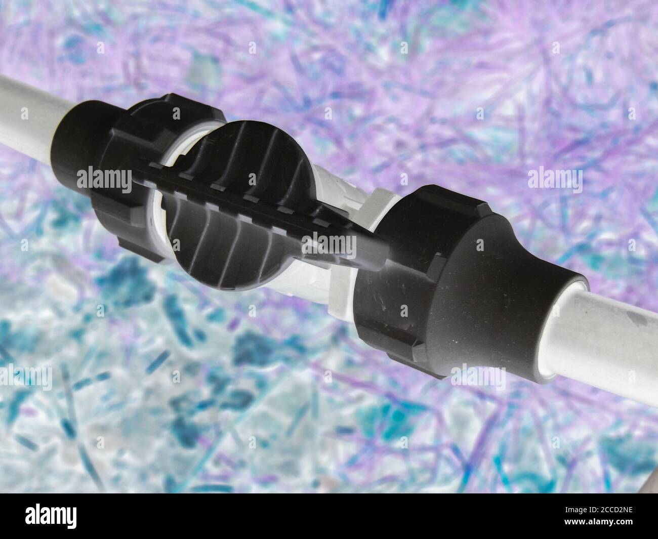Electrical connection closeup of an electric fence Stock Photo - Alamy