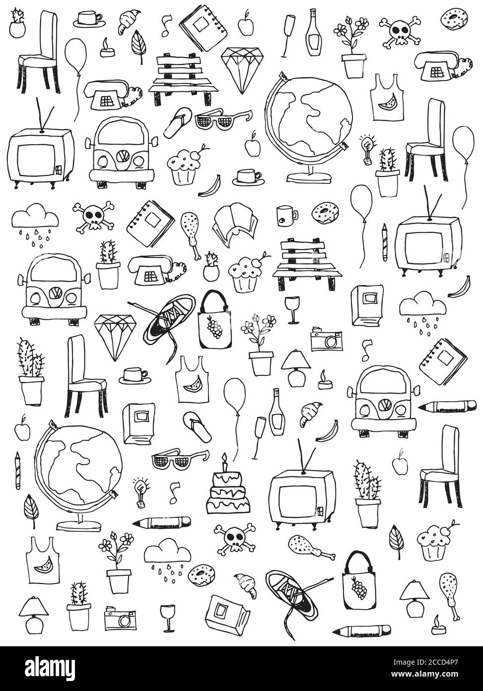 Everyday things Stock Vector Images - Alamy