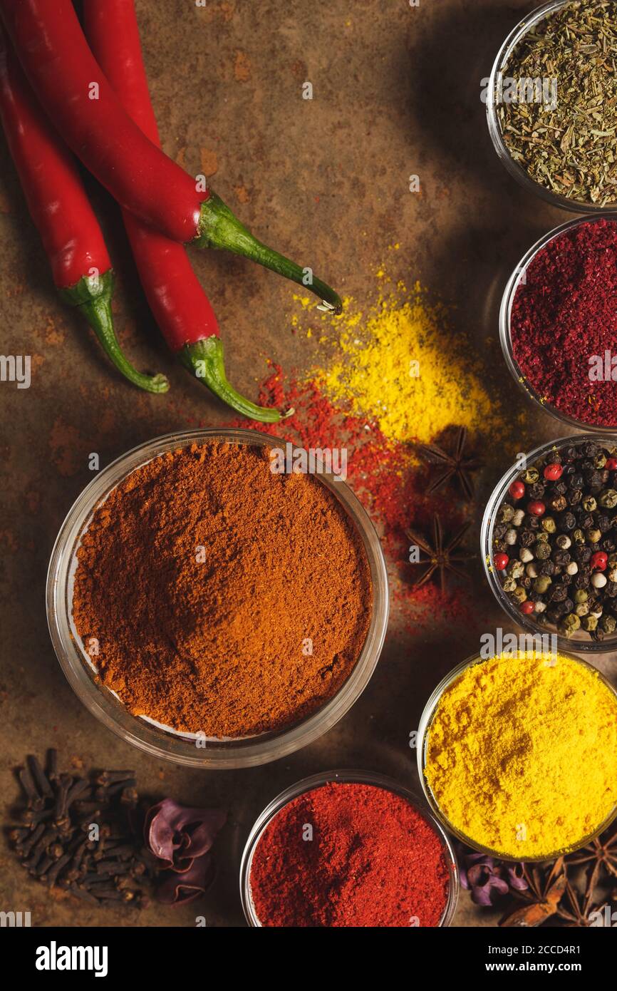 Indian Spices Top High Resolution Stock Photography and Images - Alamy