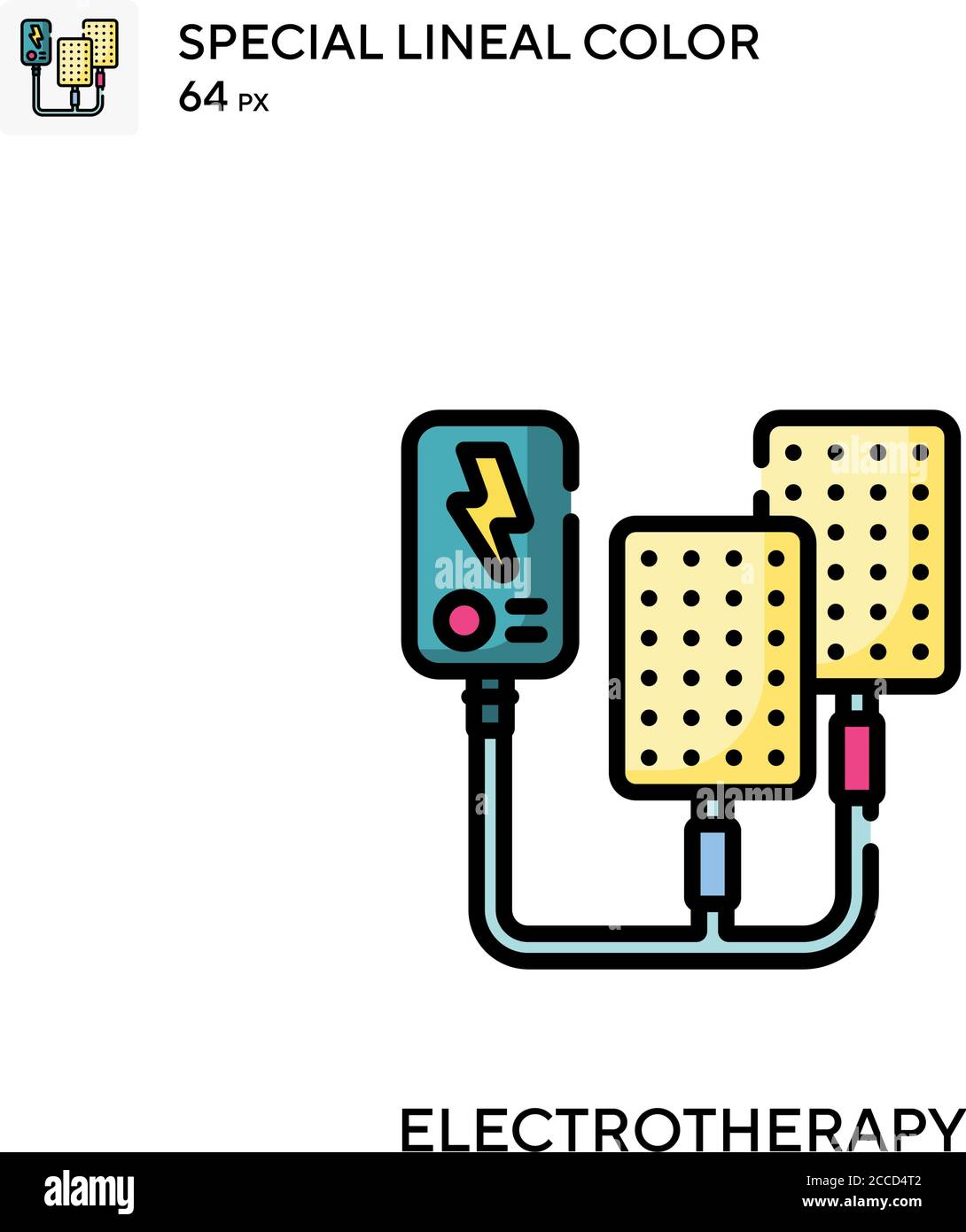 Electrode physiotherapy Stock Vector Images - Alamy