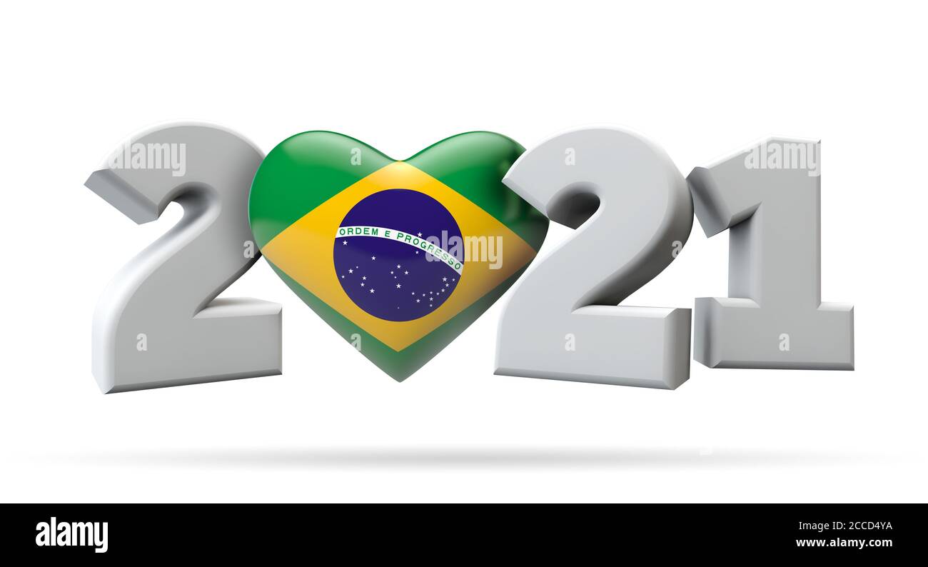 Brazil celebrate flag Cut Out Stock Images & Pictures - Alamy