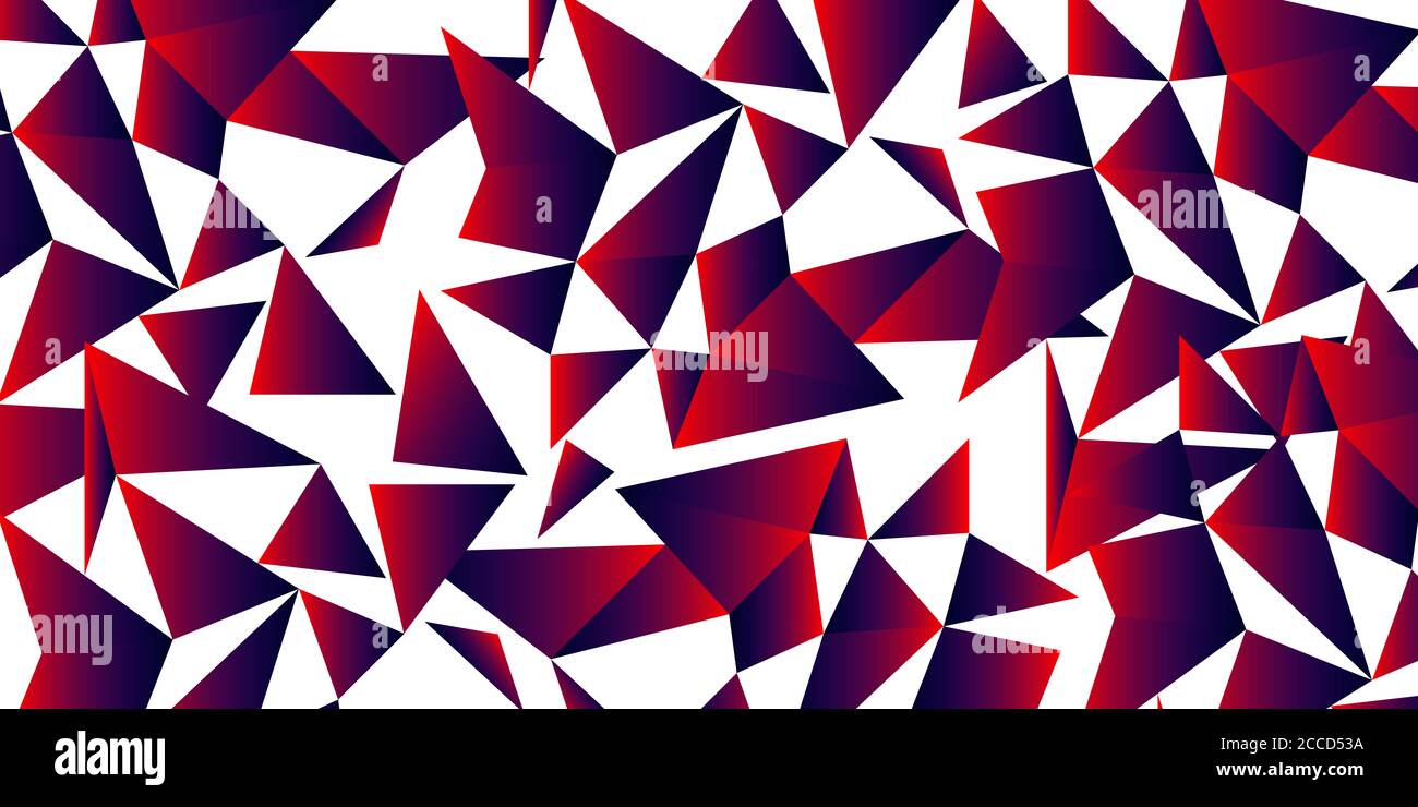 Abstract purple geometric shape design in white background Stock Photo ...