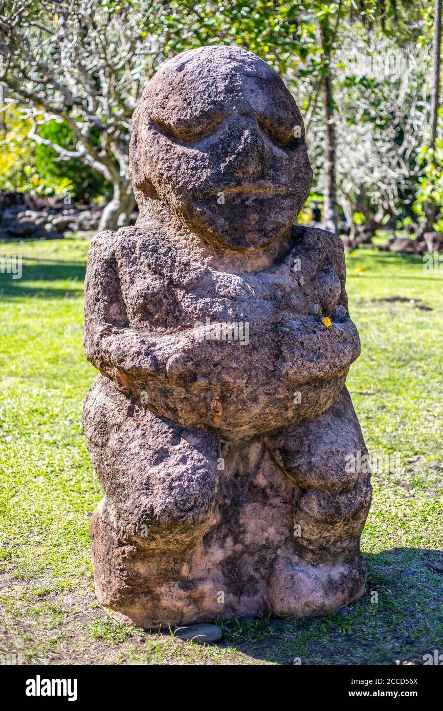 Marae Mahaiatea, French Polynesia, Papeete Island Stock Photo - Alamy