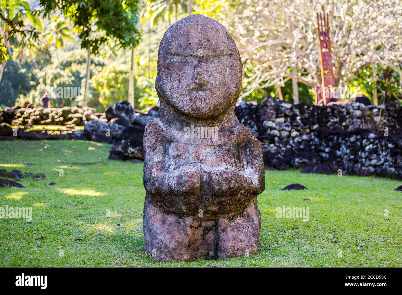 Marae Mahaiatea, French Polynesia, Papeete Island Stock Photo - Alamy