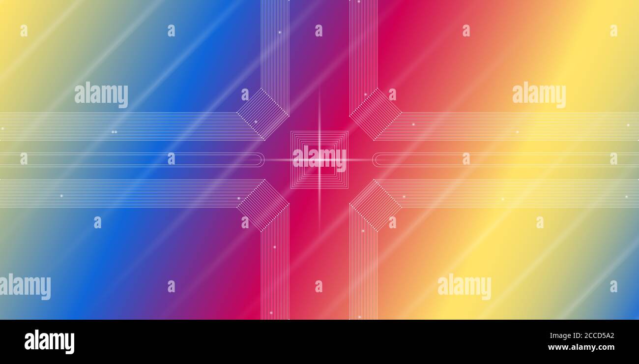 Modern shiny colorful background with lines Stock Photo - Alamy