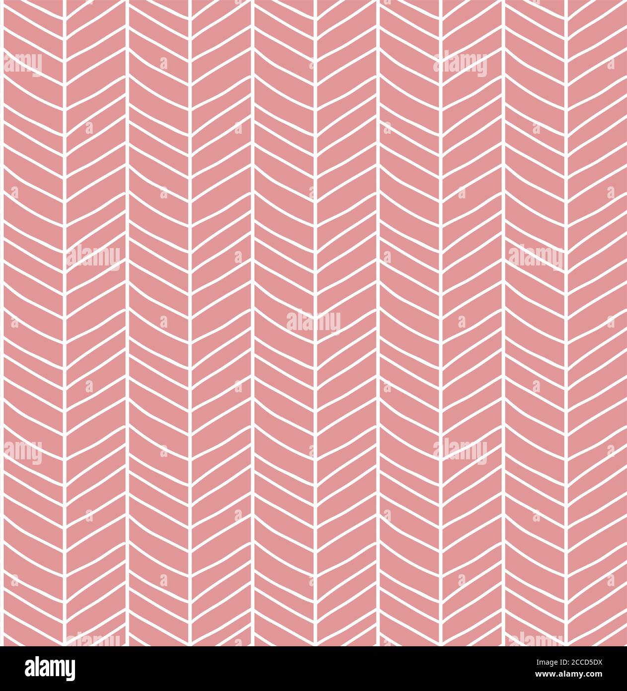 Seamless pattern with hand drawn chevron line grid, vector illustration ...