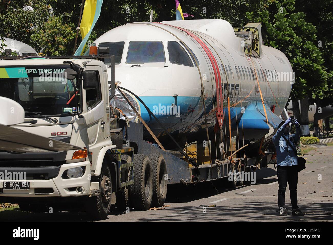 Yogyakarta, Indonesia. 21st Aug, 2020. The Gatotkaca N250 Prototype ...
