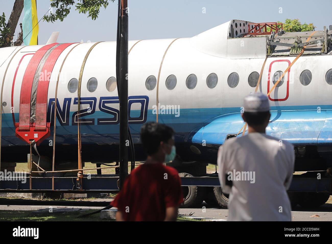 Yogyakarta, Indonesia. 21st Aug, 2020. The Gatotkaca N250 Prototype ...