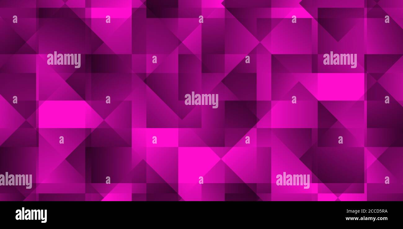Modern geometric square shaped pink background Stock Photo - Alamy