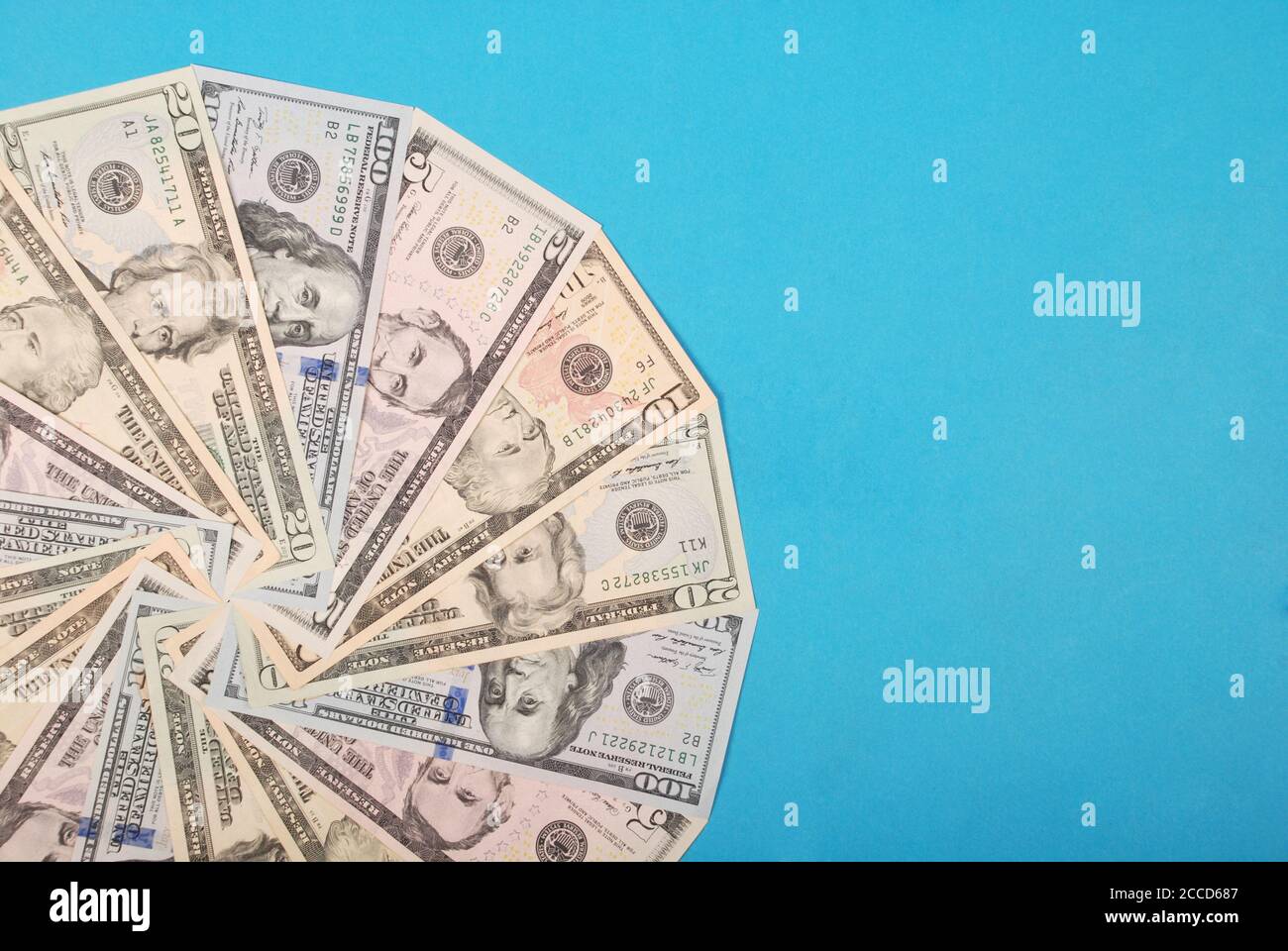 Abstract money background raster pattern repeat circle on green ...