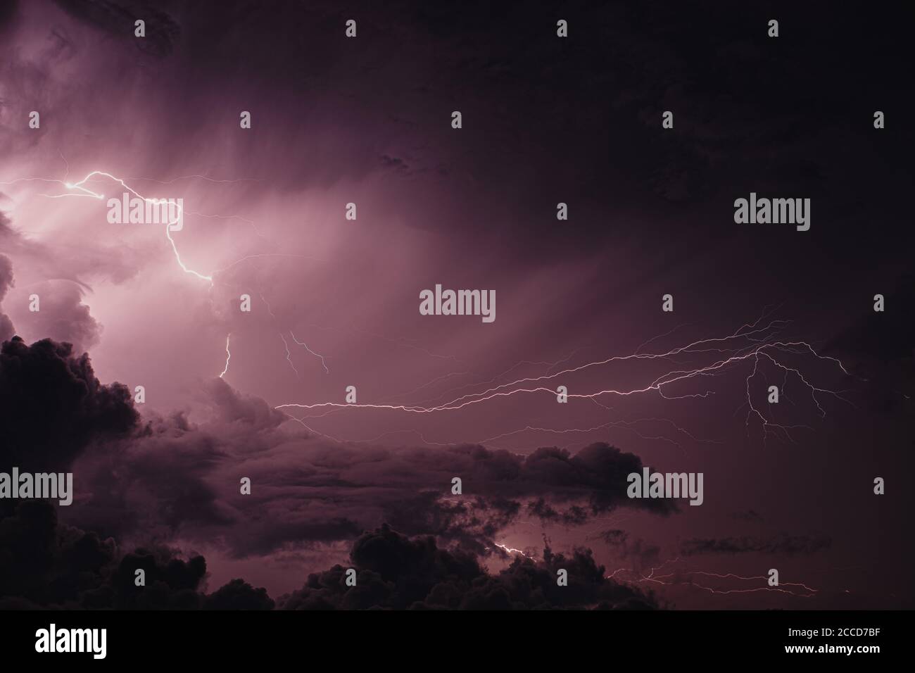 Lightning Storm in Maldives Stock Photo - Alamy