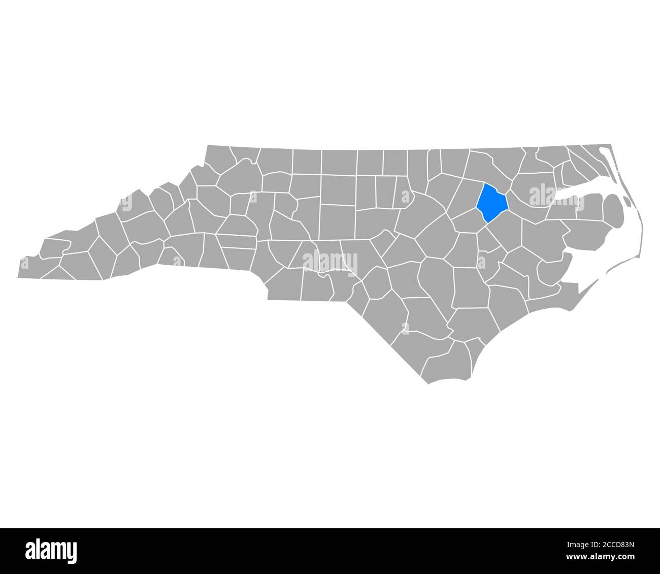 Map of Edgecombe in North Carolina Stock Photo - Alamy