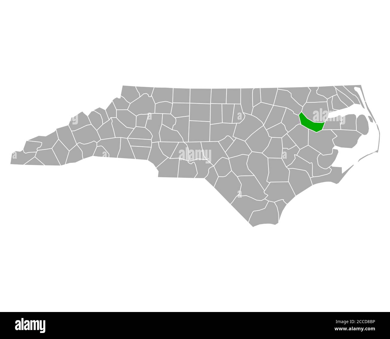 Map of Martin in North Carolina Stock Photo - Alamy