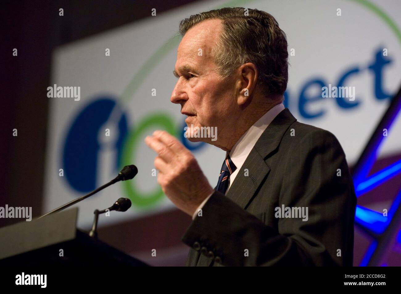 Houston, TX April 20, 2007: Former U.S. President George H.W. Bush ...