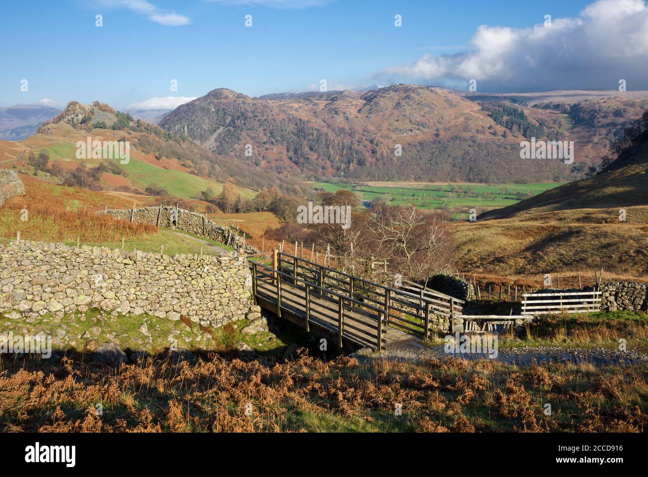 Castle crag borrowdale valley hi-res stock photography and images - Alamy