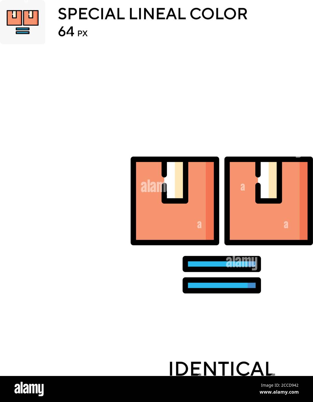 Identical Special lineal color icon. Illustration symbol design ...