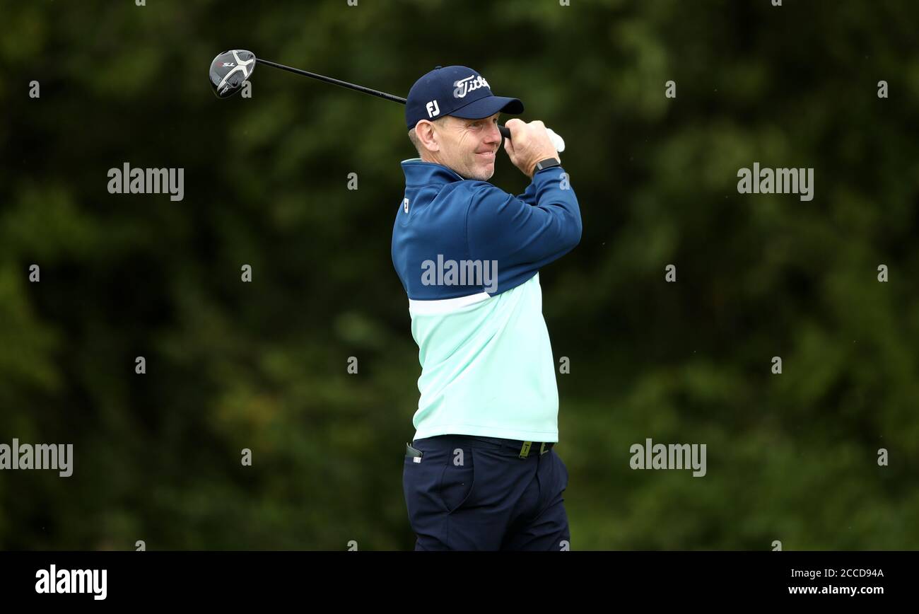 Scotland's Stephen Gallacher during the day two of the ISPS Handa Wales ...