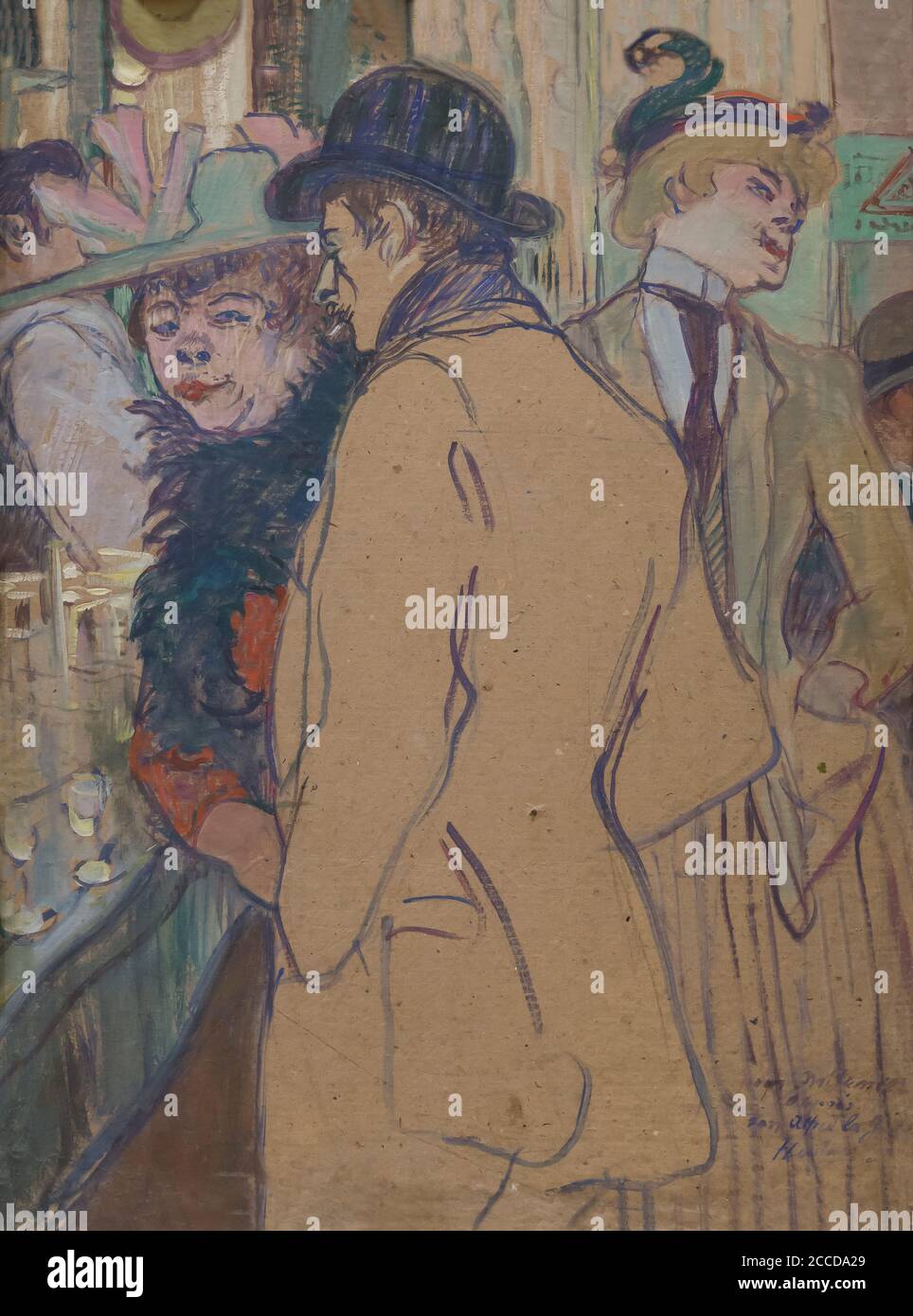 Alfred la Guigne, Henri de Toulouse-Lautrec, 1894, National Gallery of ...